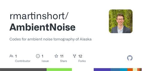 GitHub Rmartinshort AmbientNoise Codes For Ambient Noise Tomography Of Alaska