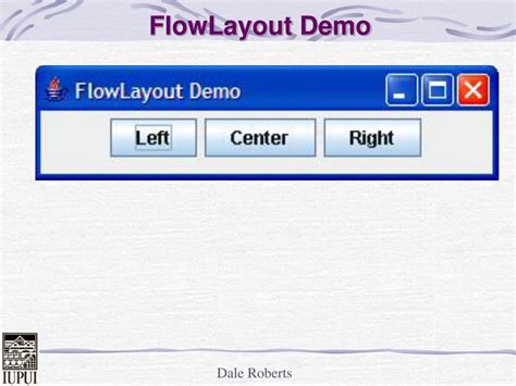 Ppt Gui Programming Using Java Layout Managers Powerpoint Presentation Id502756