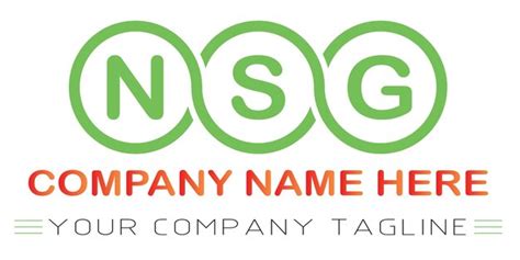 Premium Vector Nsg Letter Logo Design