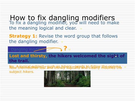 Ppt Correcting Dangling Modifiers Powerpoint Presentation Free