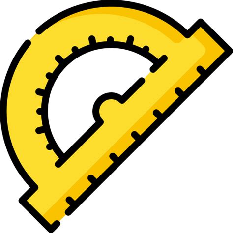 Protractor Special Lineal Color Icon