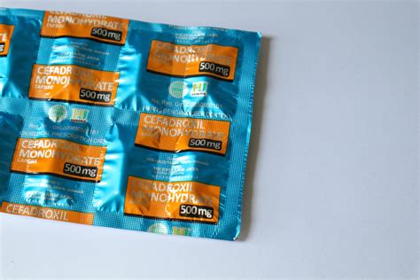 Jakarta Indonesia In December 2022 Isolated White Photo Of Cefadroxil Monohydrate 500 Mg