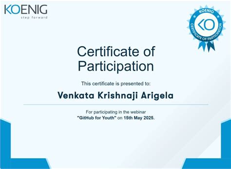 github githubforyouth githubcopilot aiindevelopment versioncontrol… venkata krishnaji a