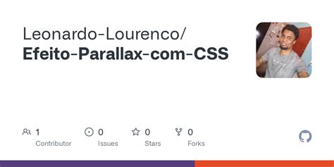 github leonardo lourenco efeito parallax com css