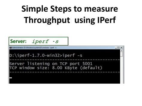 ppt measuring tcp throughput of wi fi 2 4 ghz link using iperf