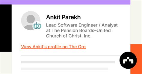 ankit parekh lead software engineer analyst at the pension boards