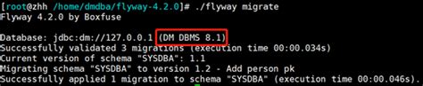 Flyway 42适配dm8数据库unsupported Database Dm Dbms 81 Csdn博客