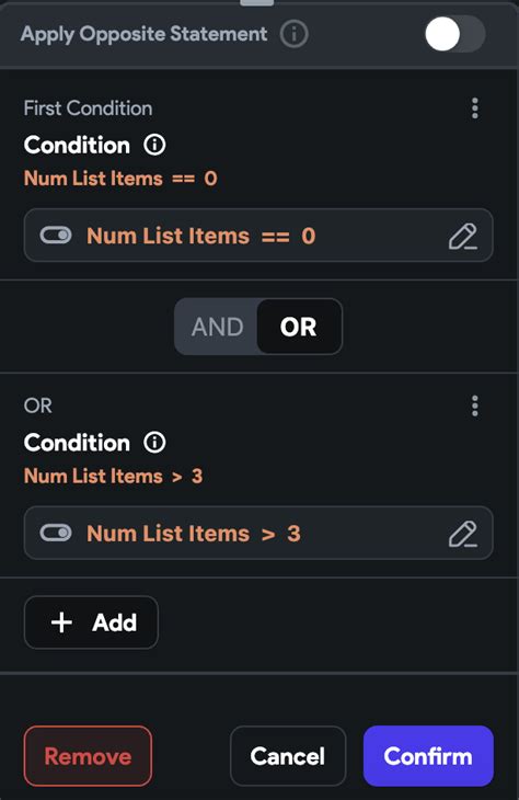 Setting Multiple Conditions About Choicechips To Disable A Button