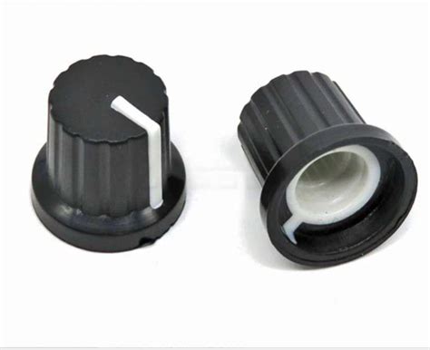 Buy Potentiometer Knob Rotary Switch Cap Black Color Online Fast