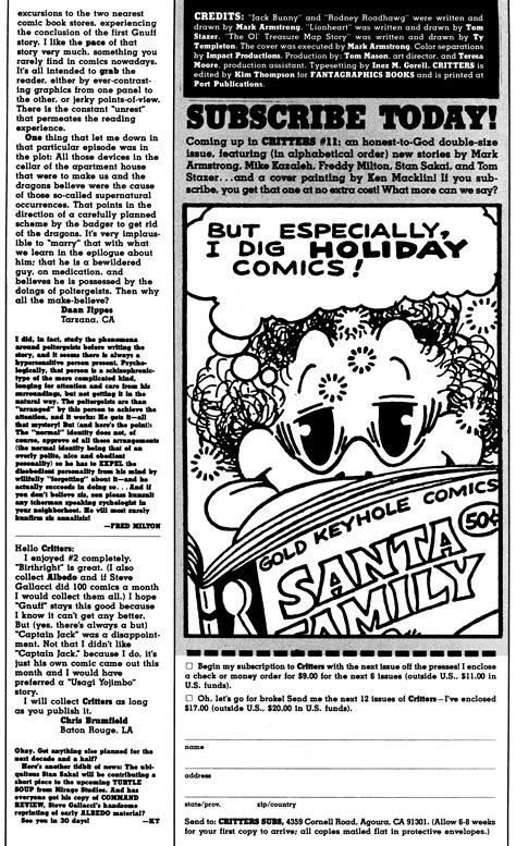 Critters Issue 08 Free Download Borrow And Streaming Internet Archive