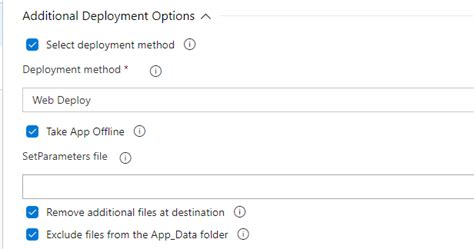 Azure Web Deploy Syntax Error After Checking Remove Additional Files