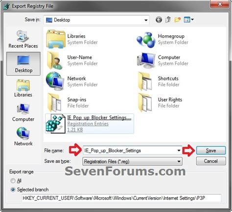 Internet Explorer Pop Up Blocker Import And Export Settings Tutorials