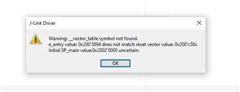 8 40 2版本iar编译ha01 1 3版本sdk报错， vector table symbol not found yuntu forum