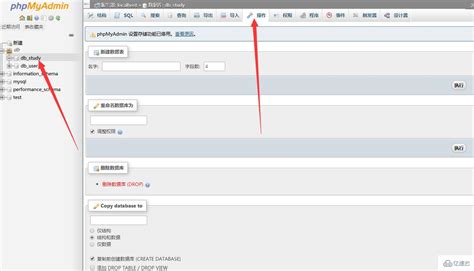 phpmyadmin中删除数据库的方法 数据库 亿速云