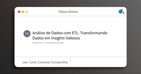 Análise De Dados Com Etl Transformando Dados Em Insights Valiosos