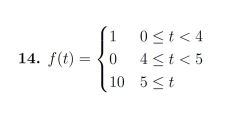 Solved Write Each Function In Terms Of Unit Step Functions Chegg Com