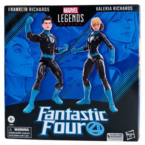 Marvel Fantastic Four Franklin Richards And Valeria Richards Action
