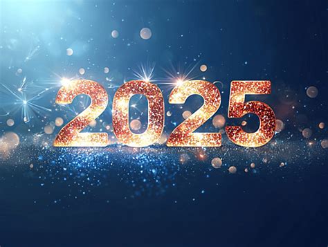2025 Modern Shiny Text Effect Background Welcome 2025 Future 2025