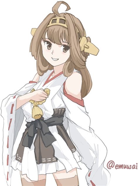 Kongou Kantai Collection Drawn By Emuwai Danbooru