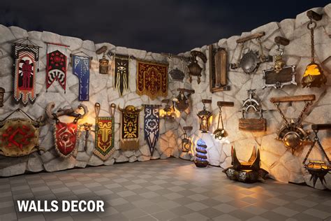 Walls Decor I 3d Interior Unity Asset Store