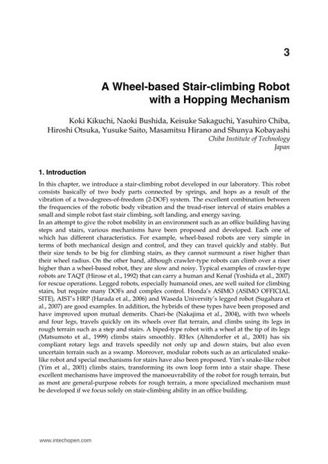 pdf a wheel based stair climbing robot saito … pdfs