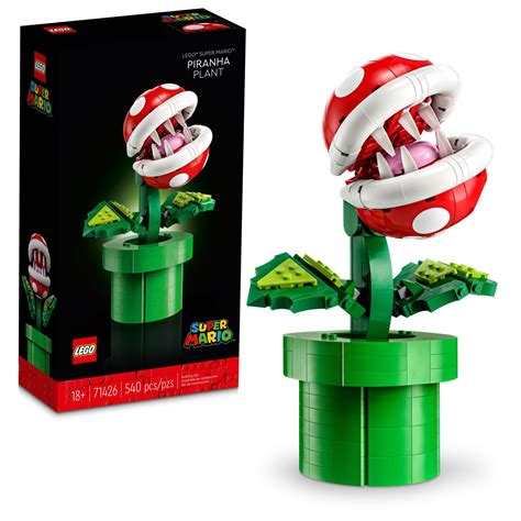 LEGO Super Mario Piranha Plant Build And Display Super Mario Day Collectible For Adults And