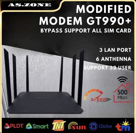 5 years warranty gt990 modified unlimited hotspot 4g 5g lte modem sim