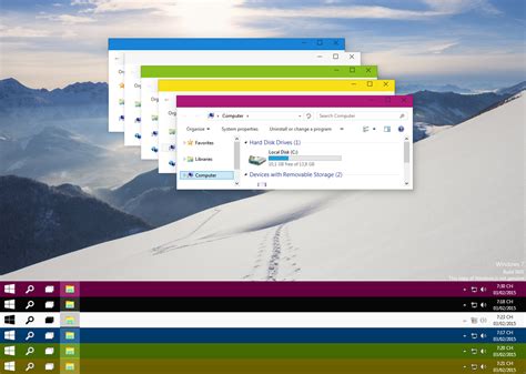 Windows 10 Color Full Theme For Windows 7 Cleodesktop I Windows 10 Themes