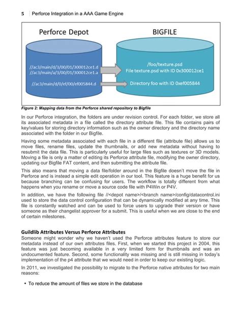 Ubisoft Perforce Integration In A Aaa Game Engine Pdf