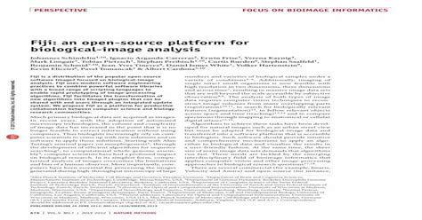 Fiji An Open Source Platform For Biological Image Analysispriede Bf Lu Lv Ftp Pub Tis Atteelu