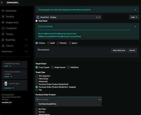 Updating The Product List In Deployment Cross Tenant General Immybot Community