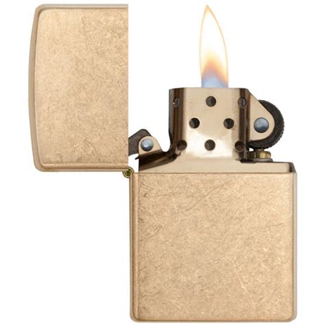 Купити Запальничка Zippo Armor Tumbled Brass в магазині Militarystyle