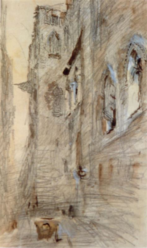 A Street In Venice 1876 By John Ruskin Artchive