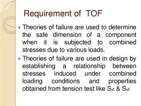 SOLUTION Theories Of Failure Studypool