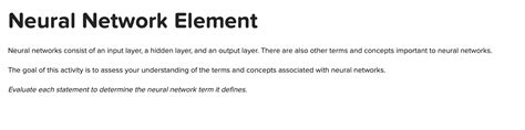 Solved Neural Networks Consist Of An Input Layer A Hidden Chegg