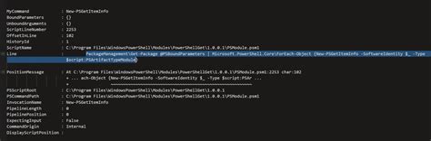 powershell get installedmodule command not working remotely stack