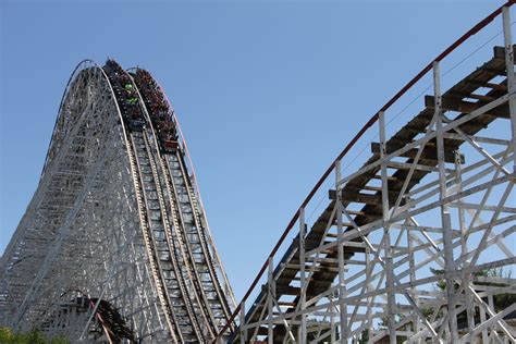American Eagle Thrill Ride Six Flags Great America