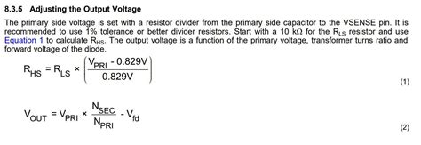 Tps55010 Is Adjusted Output Voltage Voltage At No Load Or Vout At Load Power