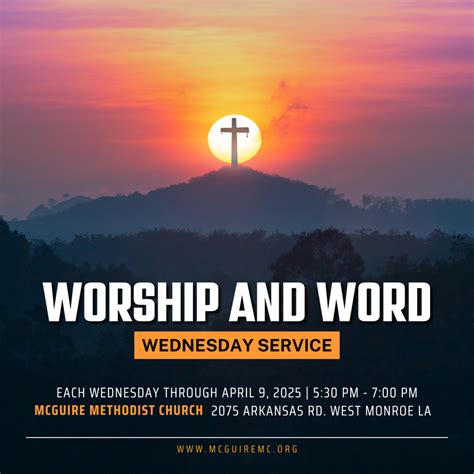 Worship And Word Mcguire Methodist Church