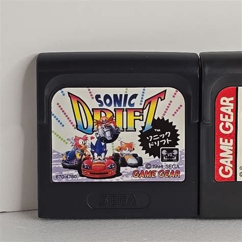 Sonic Drift 1and2 Bundle Deal Sega Game Gear Loose Cartridges Authentic