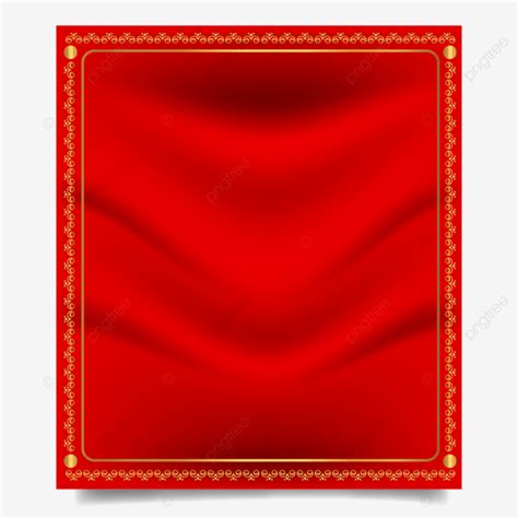 Scroll Paper Ribbon Red Gold Color Text Vector Design Background Copy Scroll Paper Ribbon