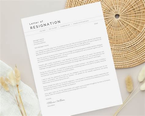 Google Docs Resignation Letter Template Heartfelt Professional Weeks Notice Letter Example
