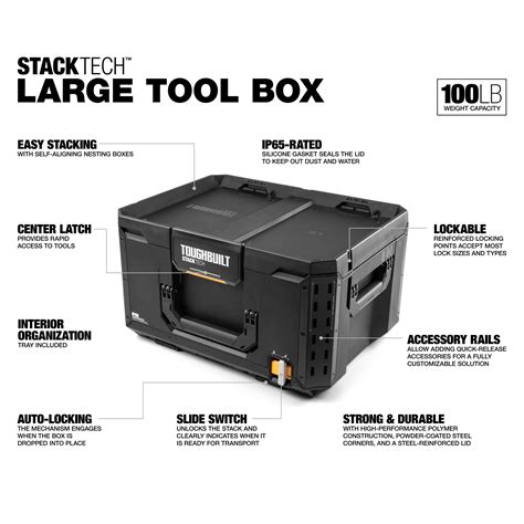 Toughbuilt Stack Tech 3 Piece Storage System Artofit