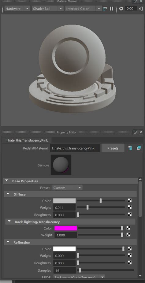 redshift hypershade is not rendering showing materials properly