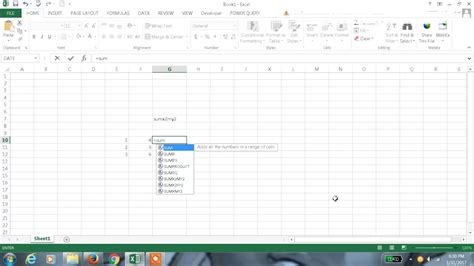 Excel 2013 Tutorial58 Sumx2my2 Function In Excel Youtube