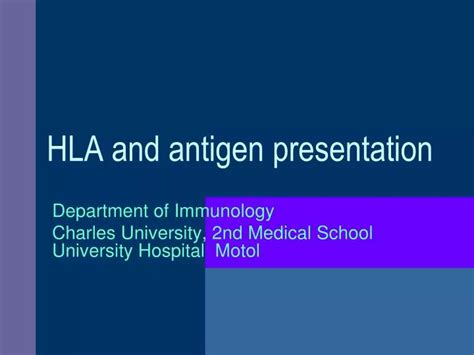 PPT HLA And Antigen Presentation PowerPoint Presentation Free Download ID