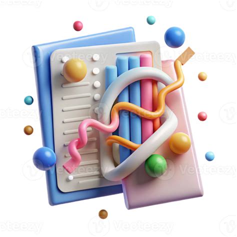 Beautiful Rustic Genetic Variation Chart Isolated On White Premium