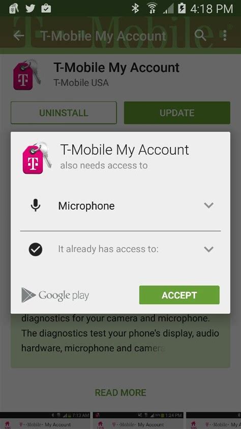 The T Mobile My Account App Update Is A Babe Less Intrusive Than Before But My Account