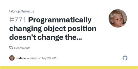 Programmatically Changing Object Position Doesn T Change The Selection Box Position Issue