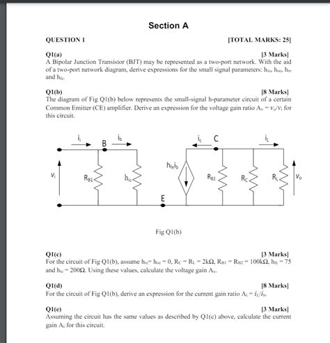 Section Aquestion 1[total Marks 25]q1 A [3 ﻿marks]a